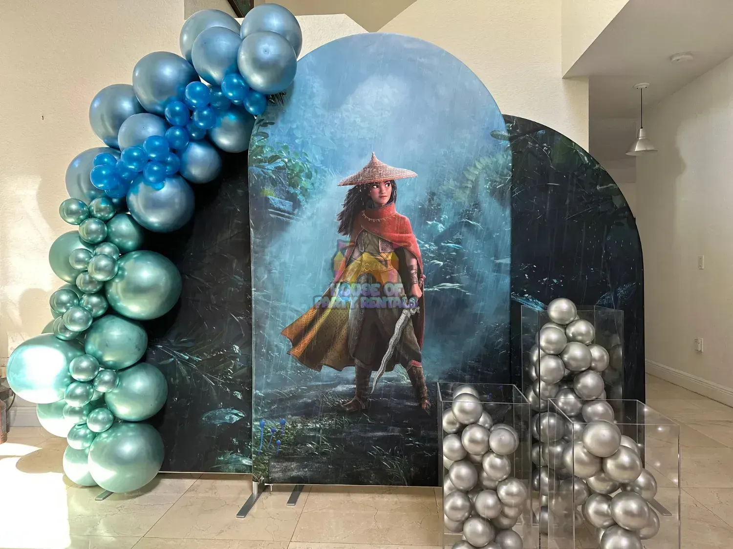 Raya Birthday Party Decoration - HouseOfPartyRentals