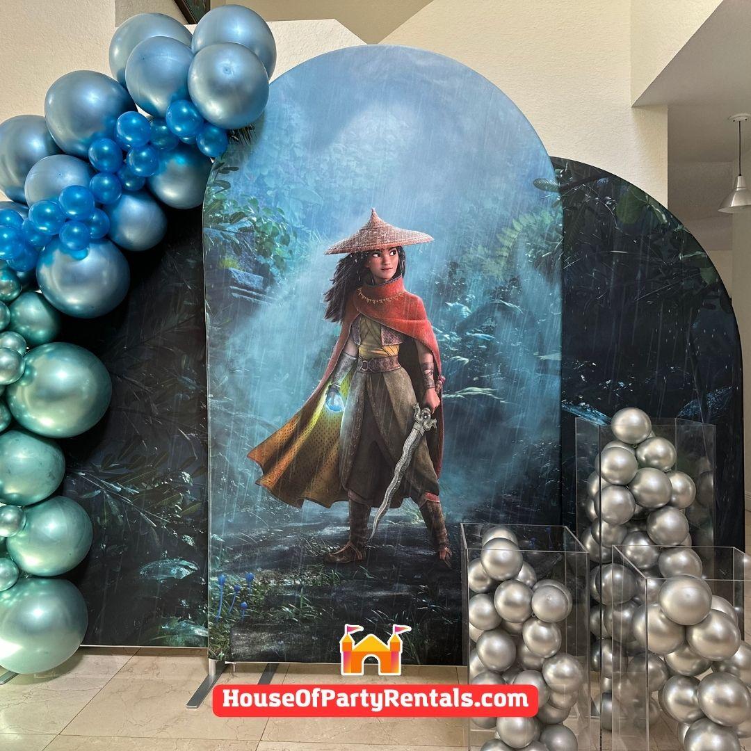 Raya Birthday Party Decoration - HouseOfPartyRentals